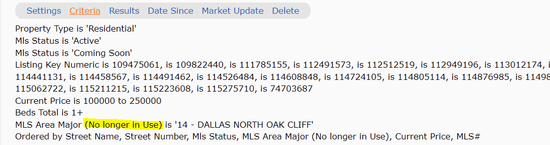 Changes to Matrix MLS | MetroTex