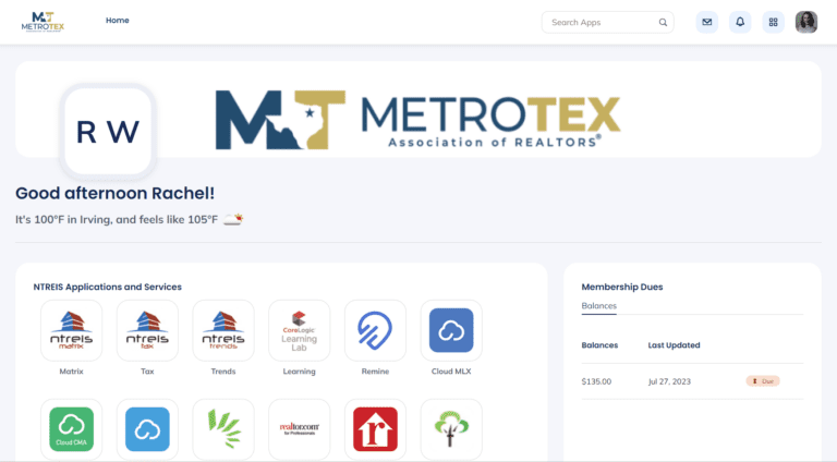 Matrix MLS Navigation | MetroTex