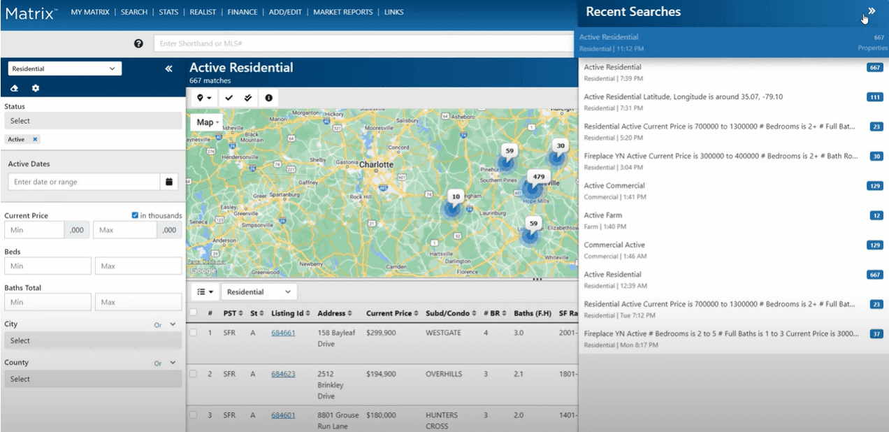 Try It Now: New Matrix Search | MetroTex