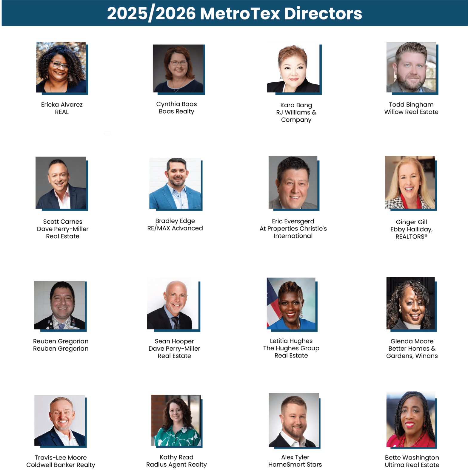 MetroTex Announces 2025-2026 Officers & Directors | MetroTex