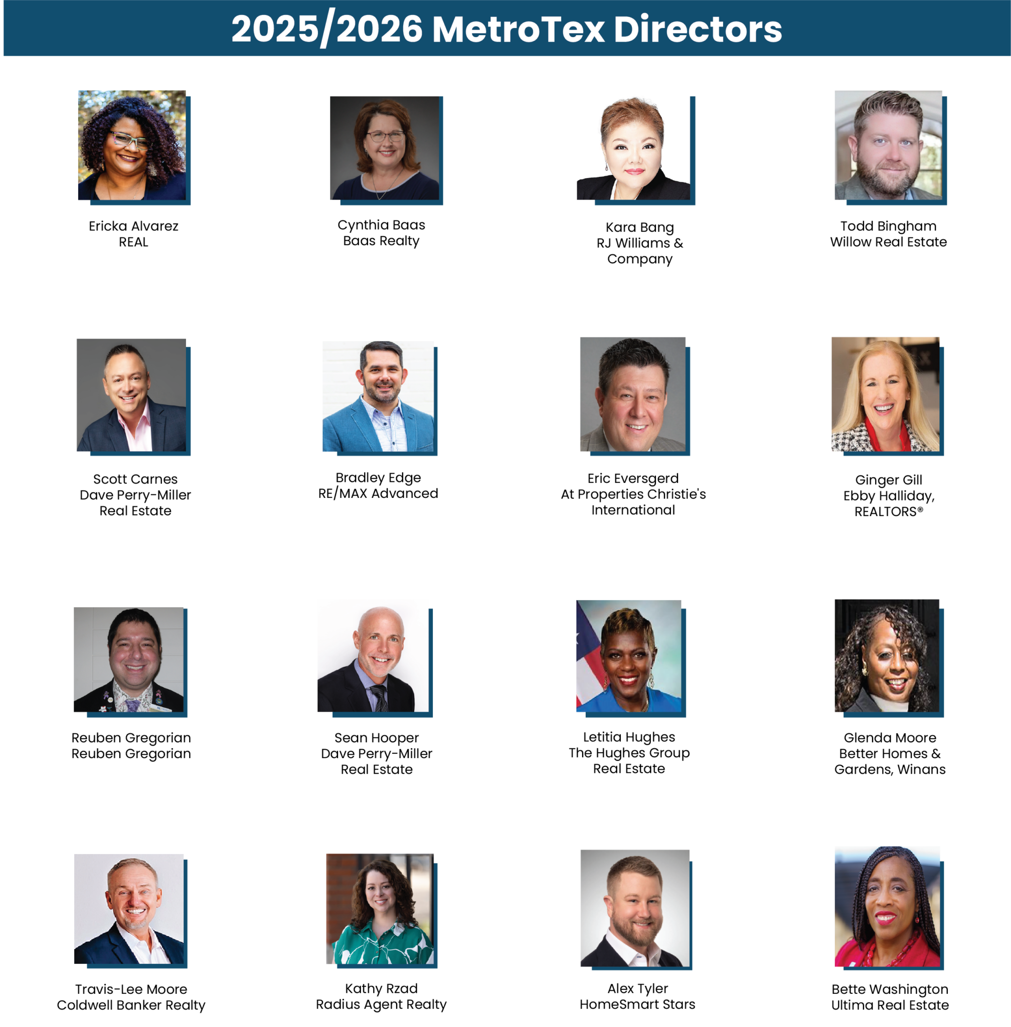 MetroTex Announces 2025-2026 Officers & Directors | MetroTex